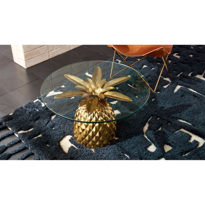 Fresh Cut Pineapple Table | CB2