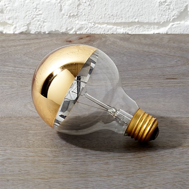 g25 40w gold light bulb | CB2